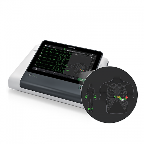 Mindray BeneHeart R700/R900 12 Channel Ecg Electrocardiograph Digital ...